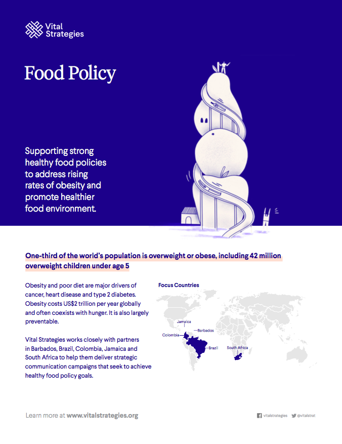 Vital Strategies - Food Policy Program - Vital Strategies