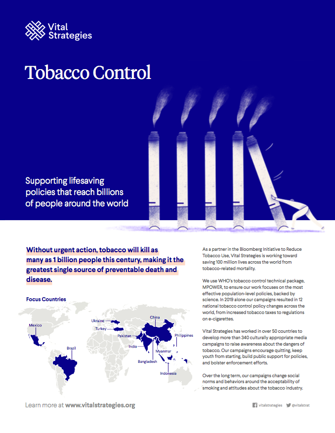 Vital Strategies - Tobacco Control Program - Vital Strategies Vital Strategies - Tobacco Control Program - Vital Strategies